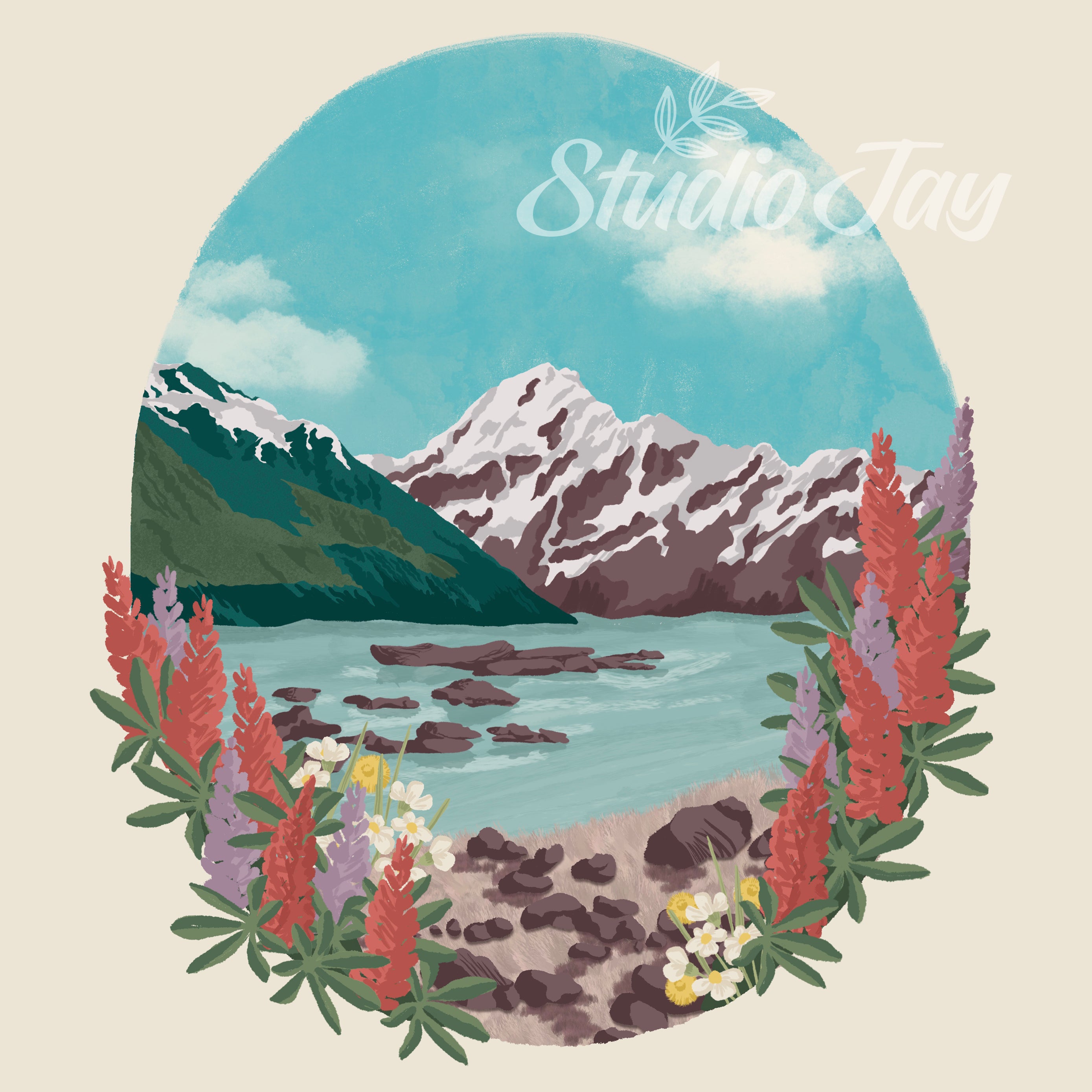 Hooker Valley | PRINT – Studio Jay